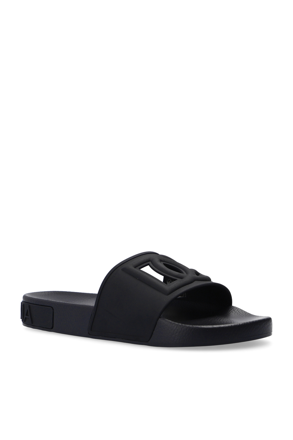 SchaferandweinerShops KR - Slides with logo Dolce & Gabbana SchaferandweinerShops KR - Slides with logo Dolce & Gabbana